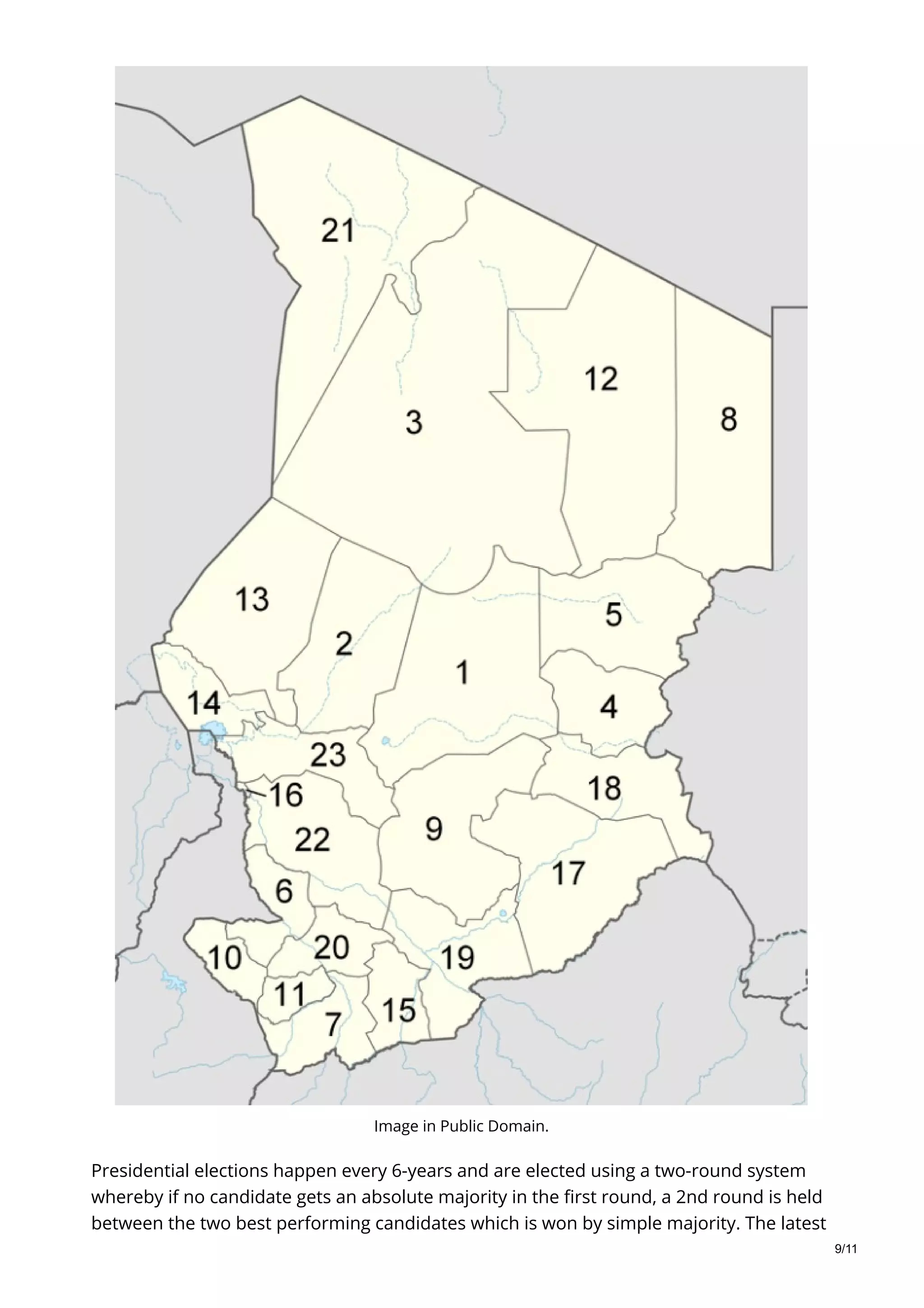 The Government System of Chad | PDF