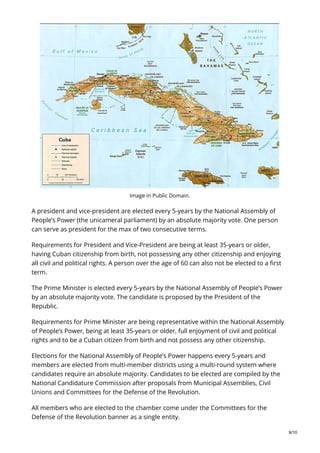 The Government System of Cuba | PDF