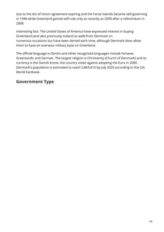 The Government System of Denmark | PDF