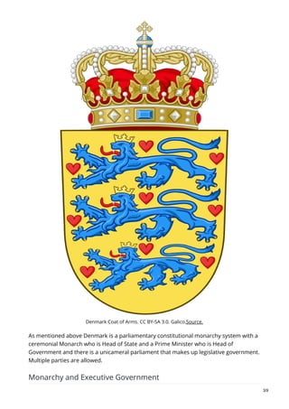 The Government System of Denmark | PDF