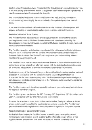The Government System of the Dominican Republic | PDF