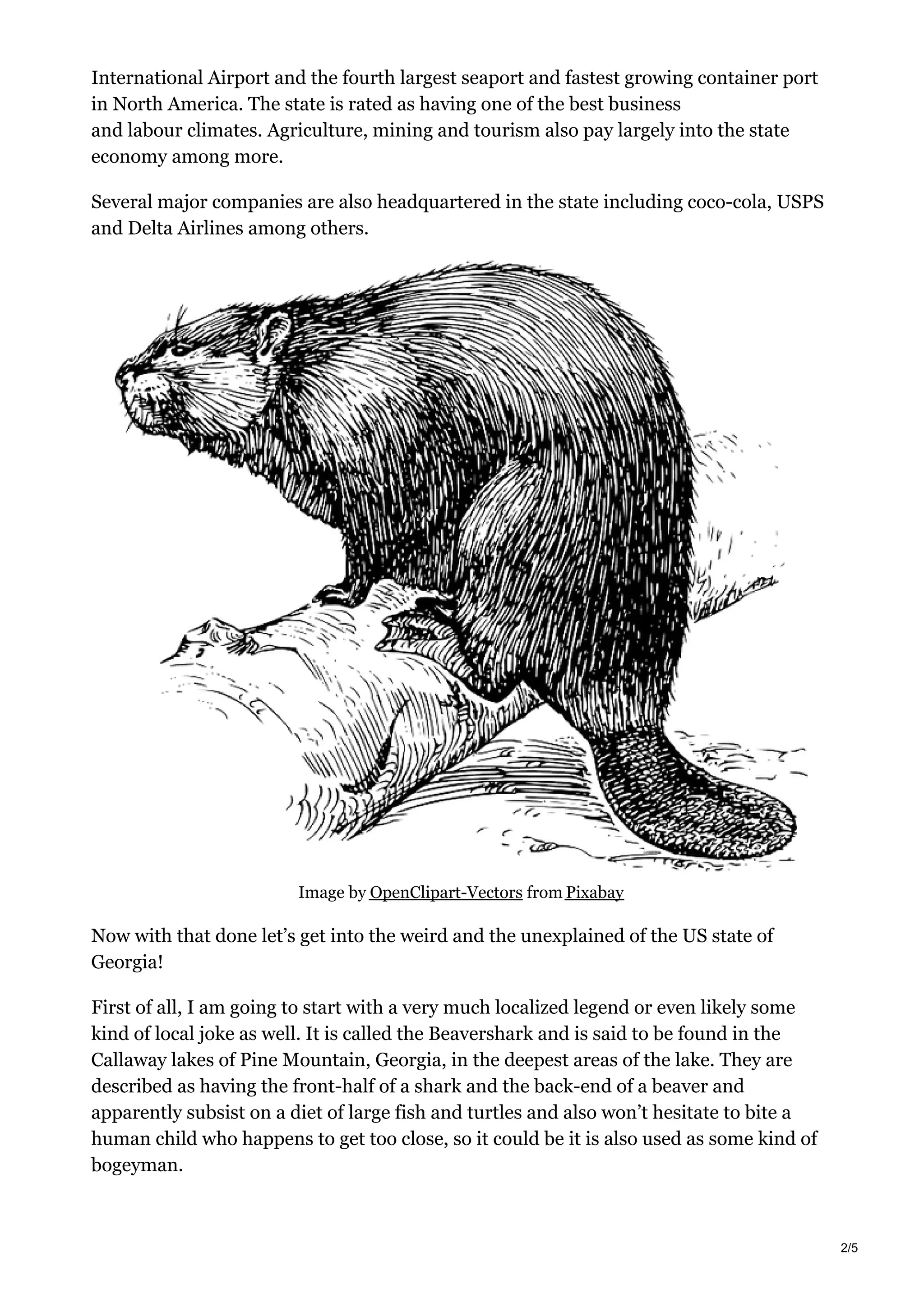 Mysterious Georgia, Loch Ness Monsters Long-lost Cousin and an Evil Wog | PDF