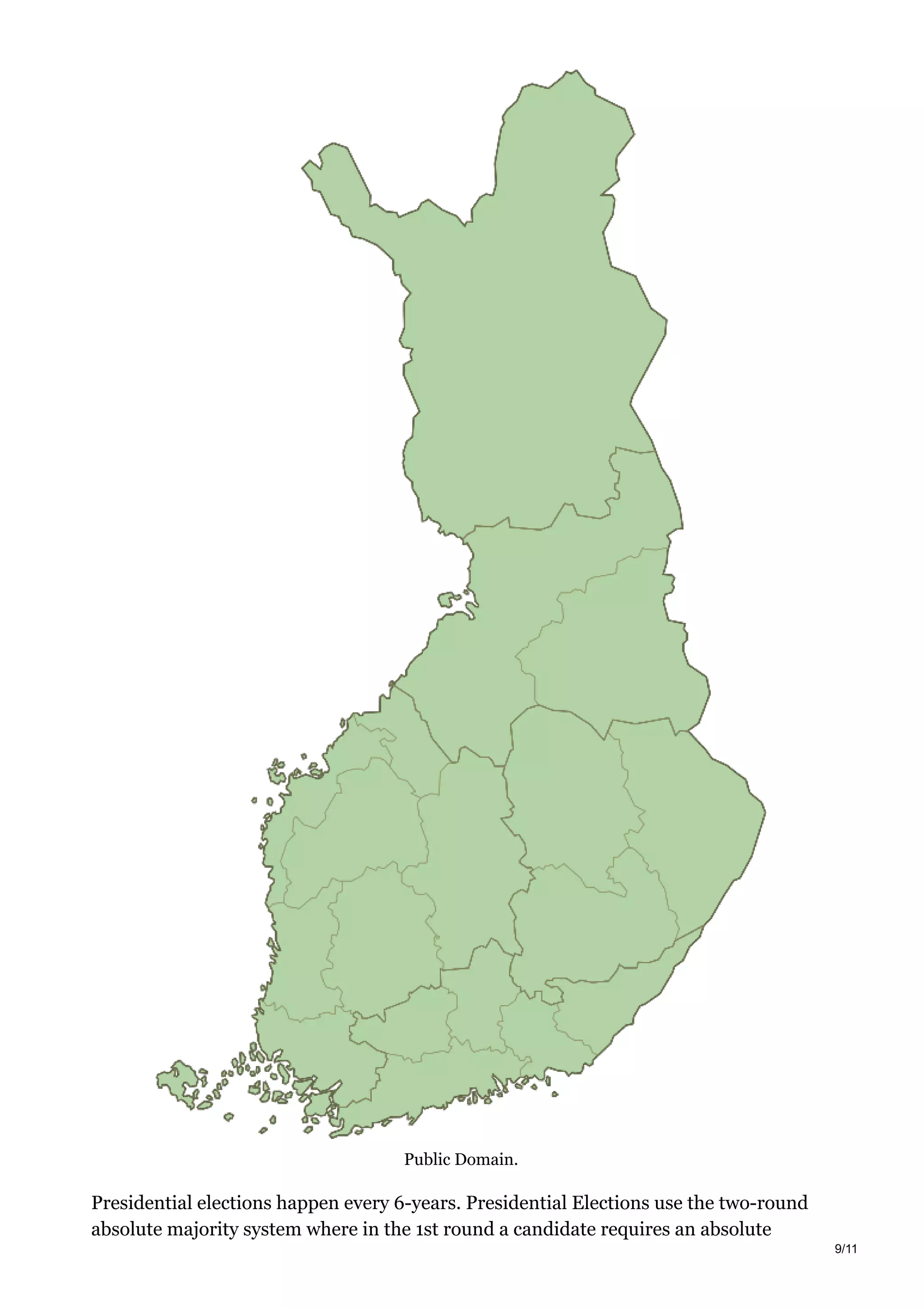 The Government System of Finland | PDF
