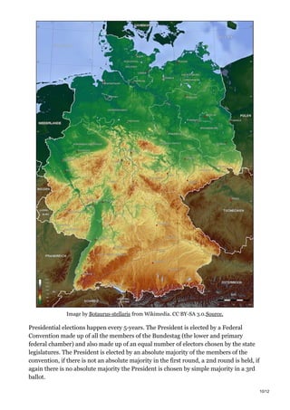 The Government System of Germany | PDF