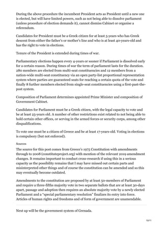 The Government System of Greece | PDF