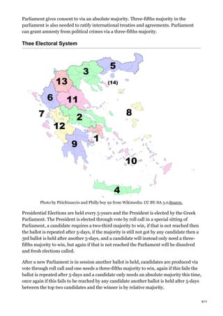 The Government System of Greece | PDF