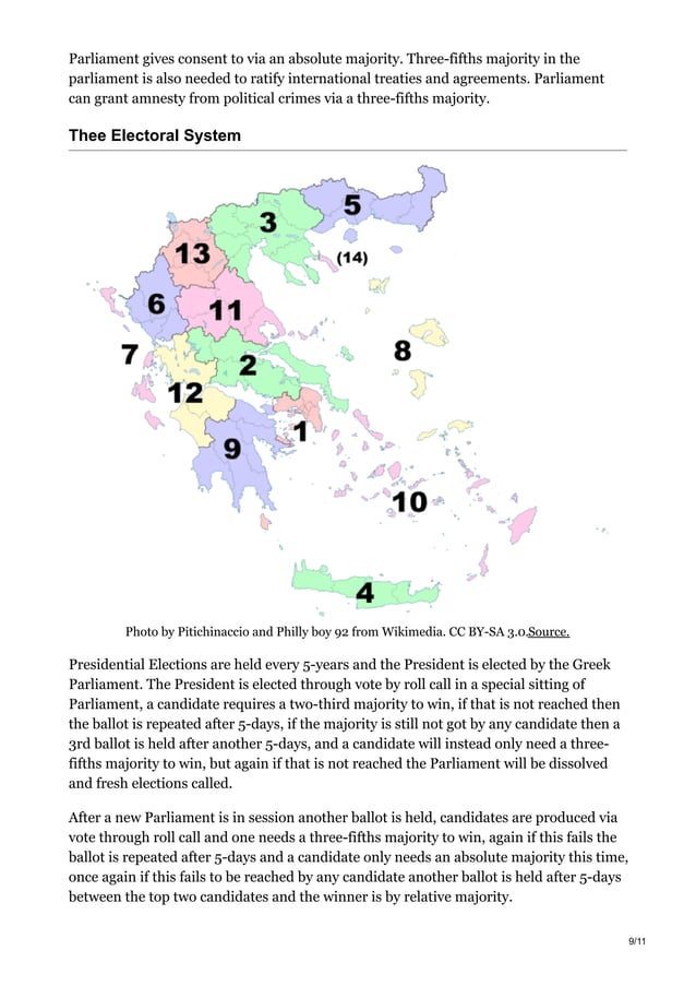 The Government System of Greece | PDF
