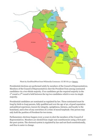 The Government system of Iraq | PDF