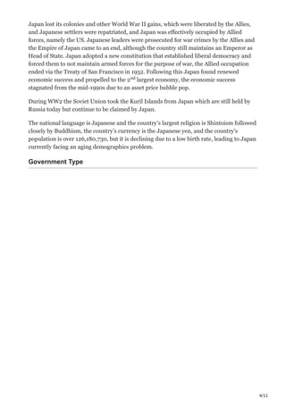 The Government system of Japan | PDF