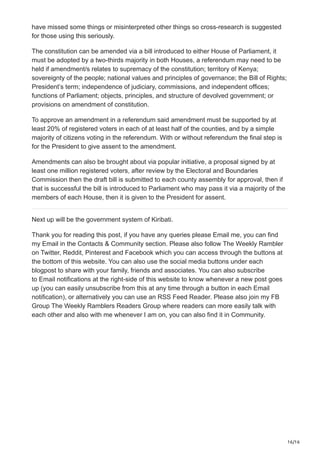 The Government system of Kenya | PDF