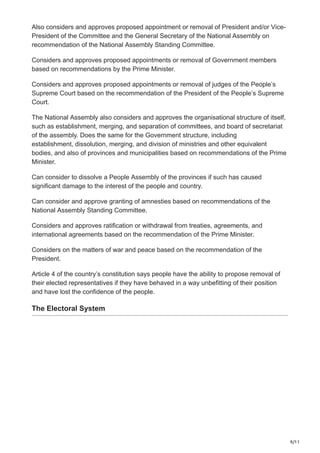 The Government system of Laos | PDF
