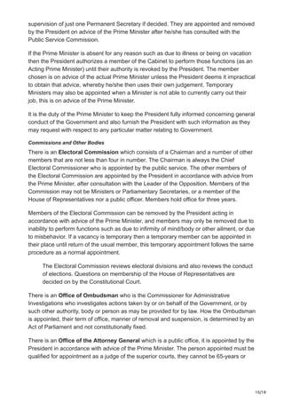 The Government System of Malta | PDF