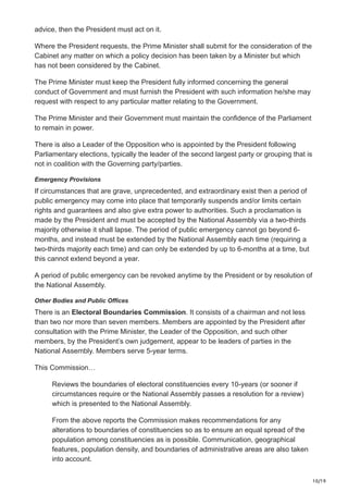 The Government System of Mauritius | PDF
