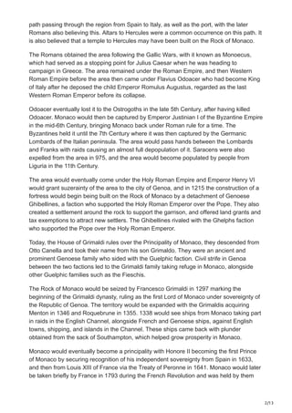 The Government System of Monaco | PDF