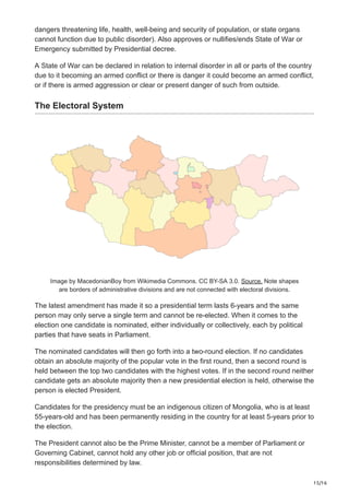 The Government System of Mongolia | PDF