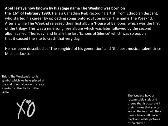 The weeknd | PPTX
