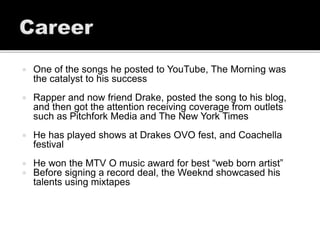 The weeknd | PPTX