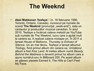 The weeknd | PPTX