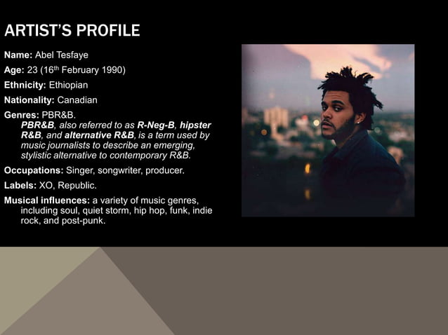 The weeknd case study | PPT