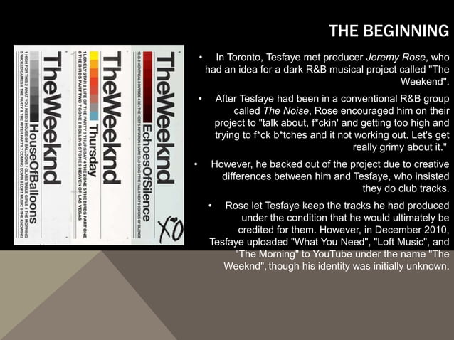 The weeknd case study | PPT