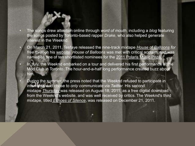 The weeknd case study | PPT