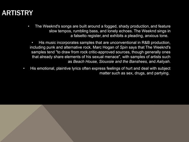 The weeknd case study | PPT