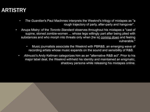 The weeknd case study | PPT