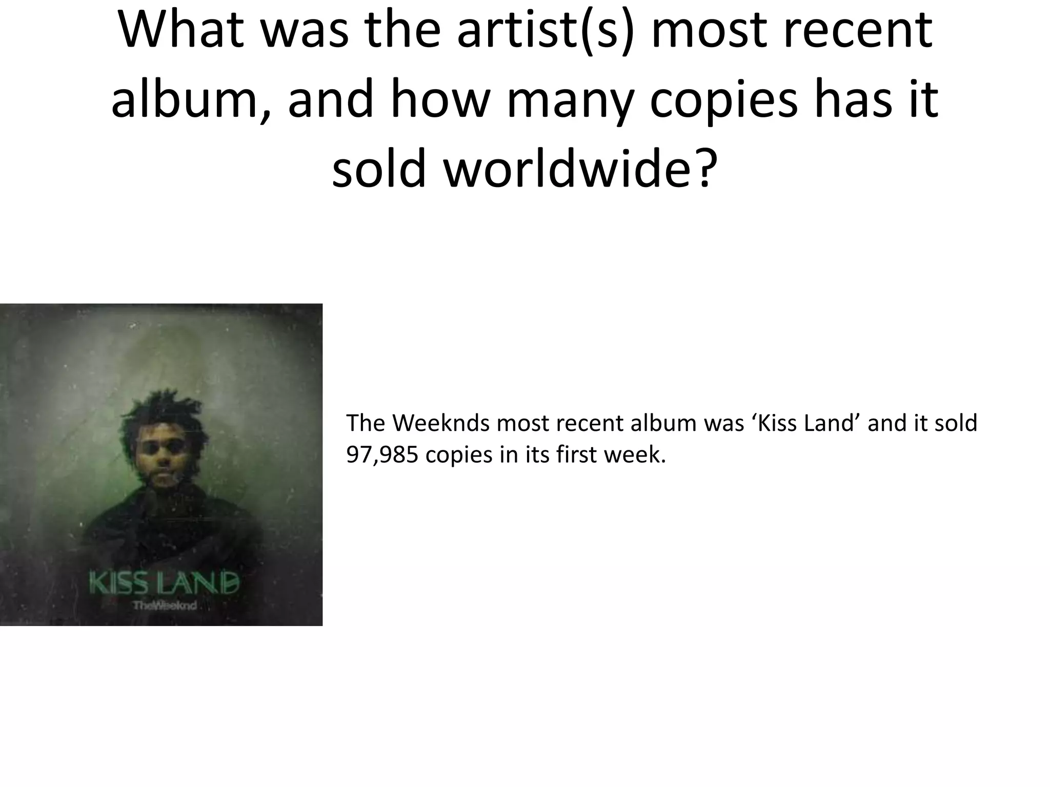 The weeknd powerpoint media | PPTX