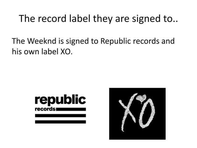 The weeknd powerpoint media | PPTX