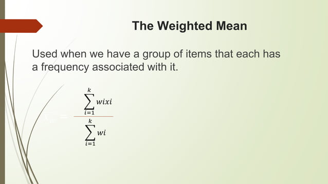 The Weighted Mean.pptx