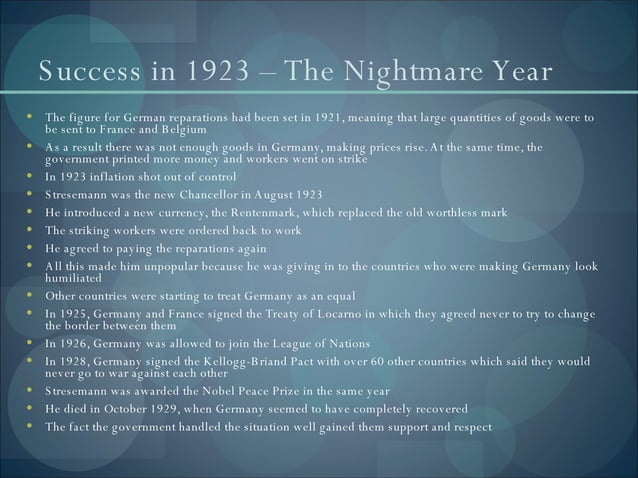 The Weimar Republic | PPT | Politics