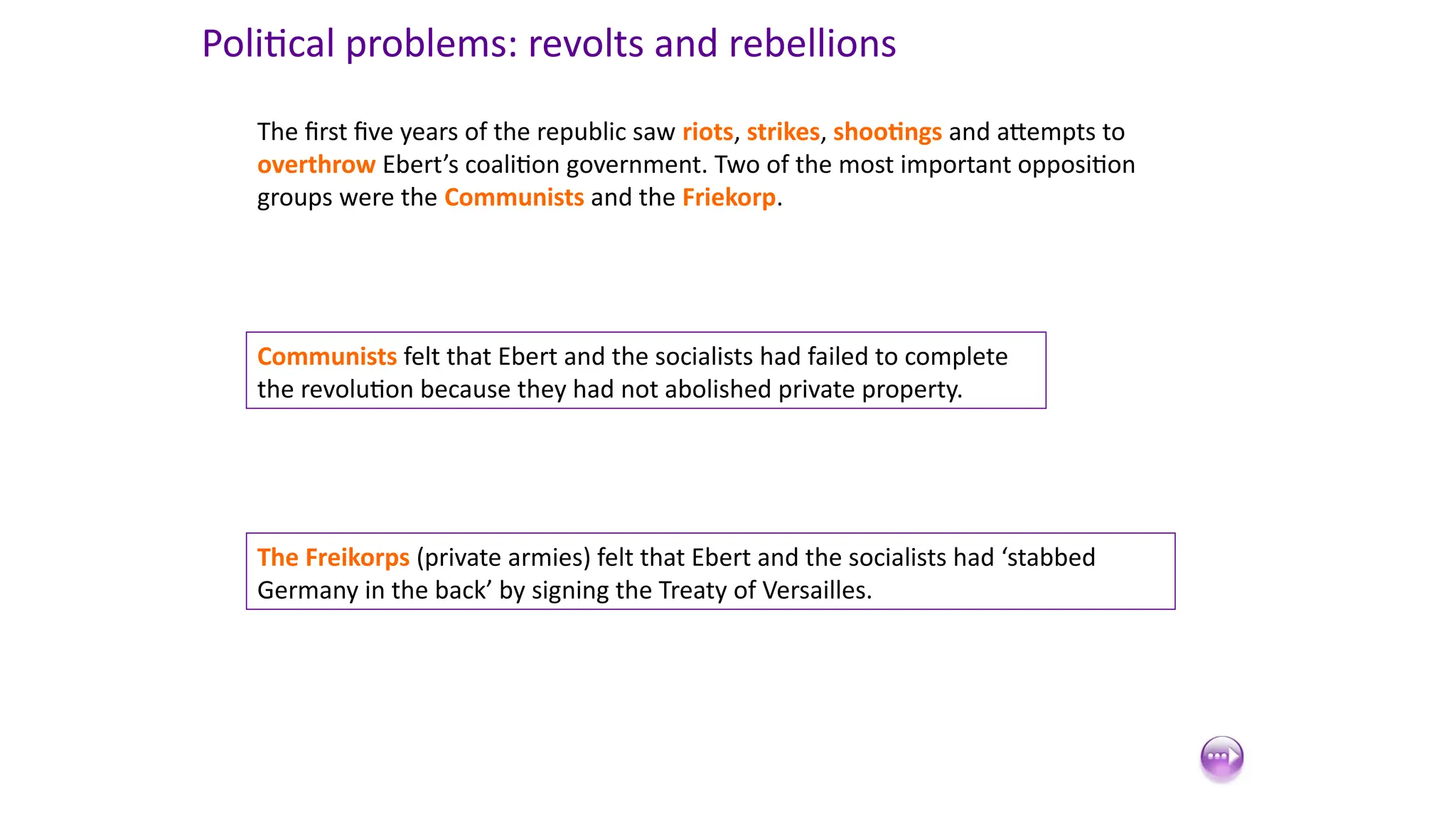 The Weimar Republic presentation characteristics | PPT