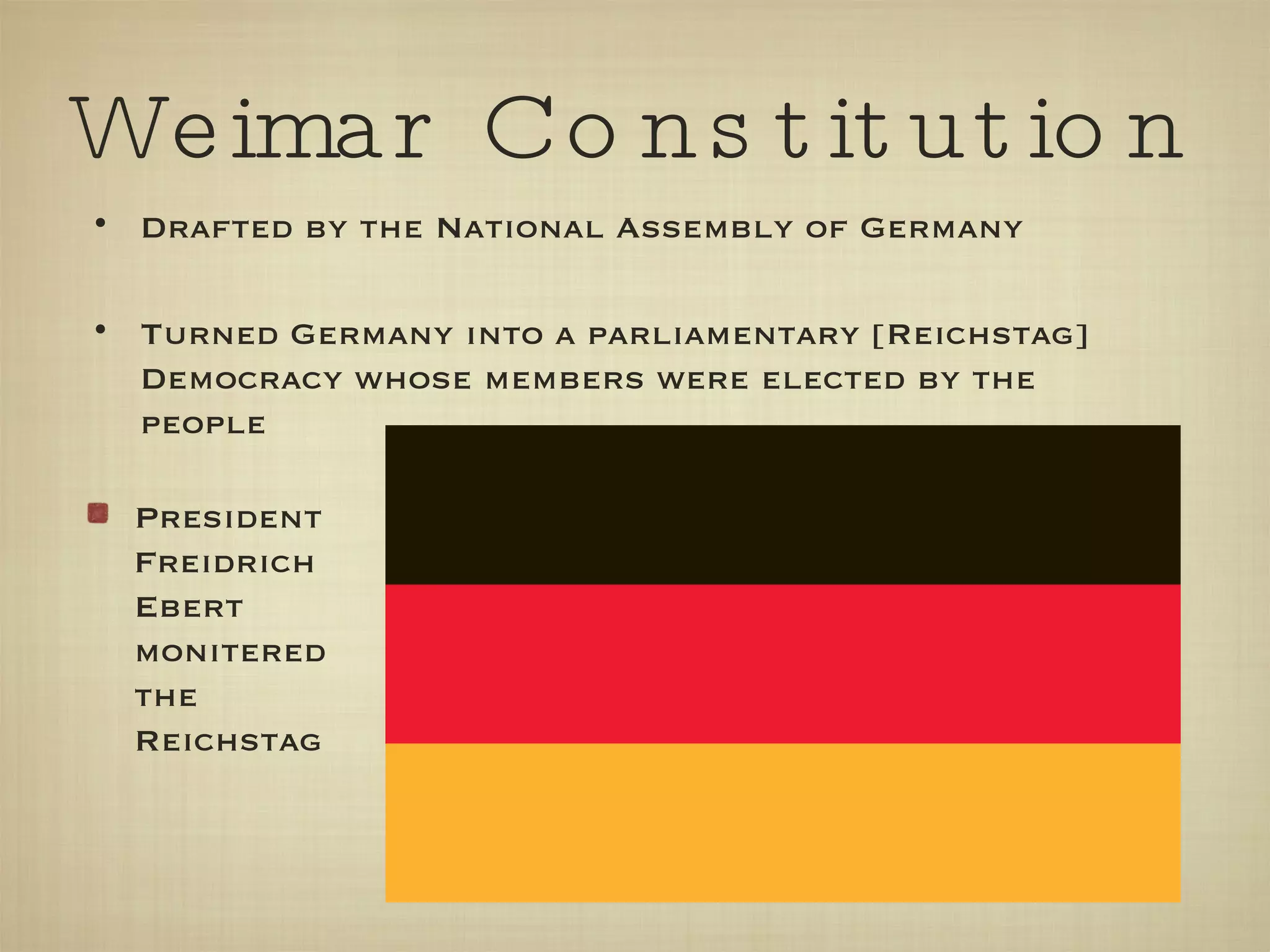 The Weimar Republic | PPT