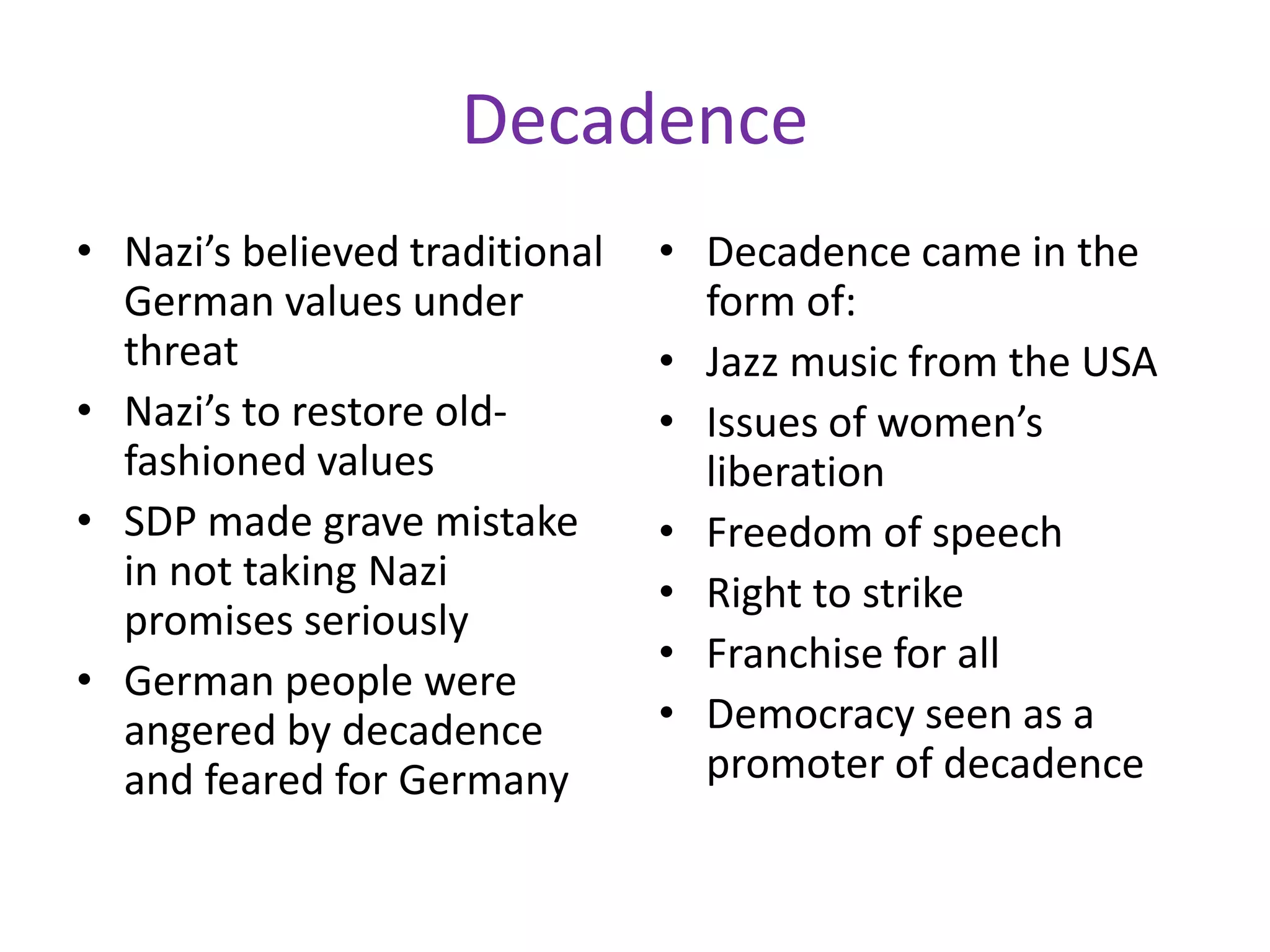 The weimar republic power point | PPTX