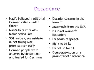The weimar republic power point | PPTX
