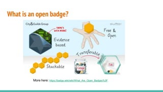 The weird world of open badges | PPT