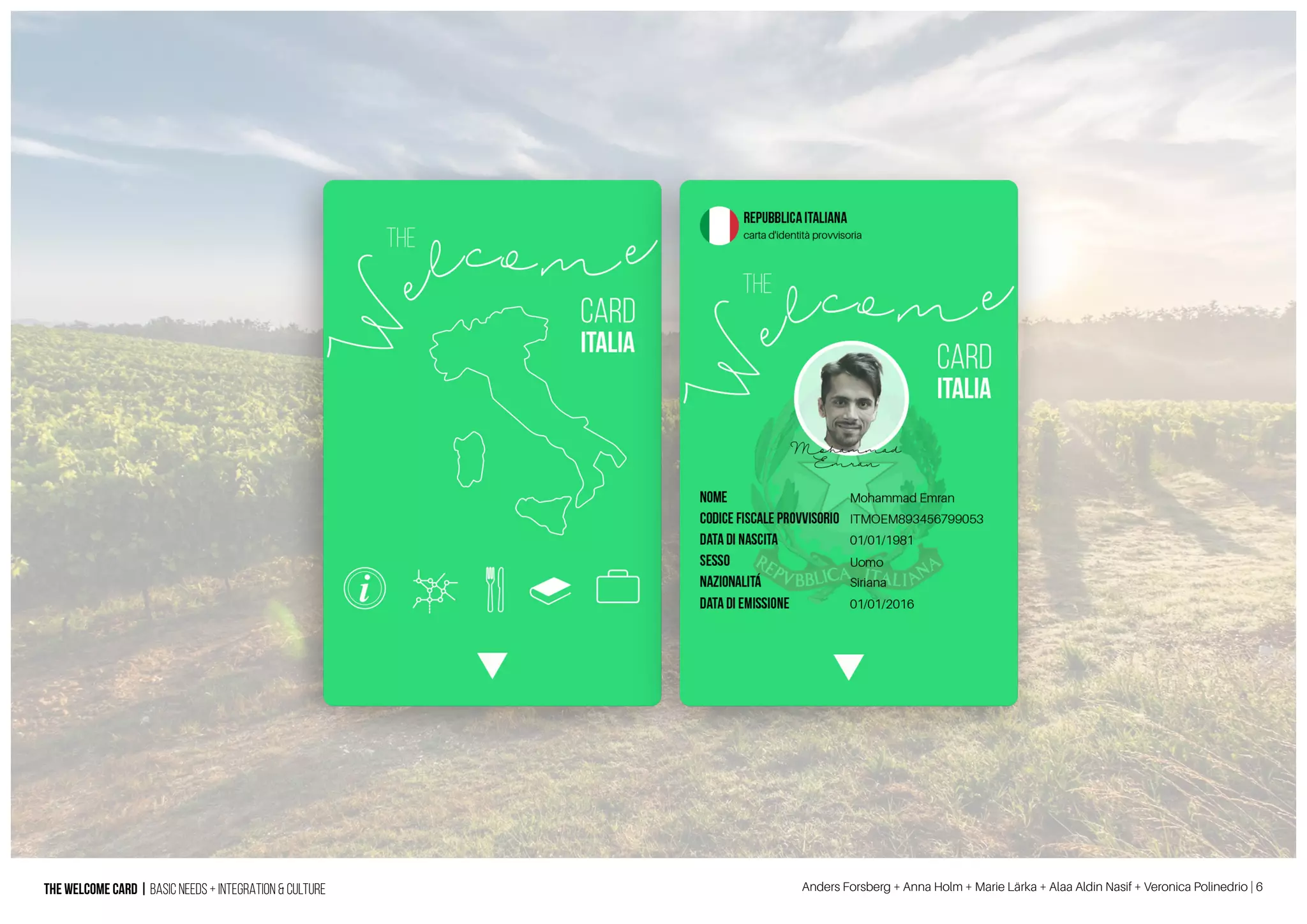 The Welcome Card - a finalist in the What Design Can Do Competition ...