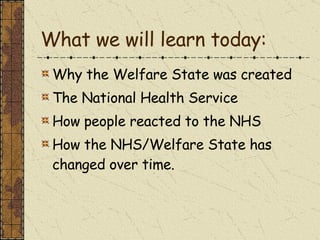 The Welfare State | PPT