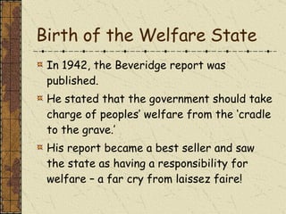 The Welfare State | PPT