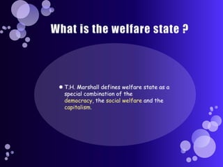 The welfare state | PPT