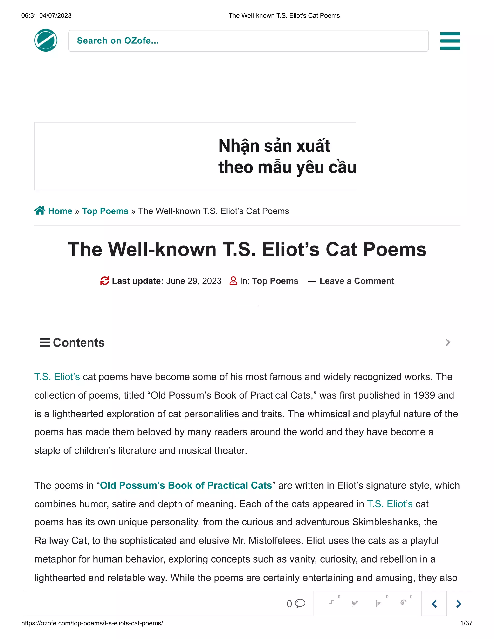 The Well-known T.S. Eliot's Cat Poems.pdf