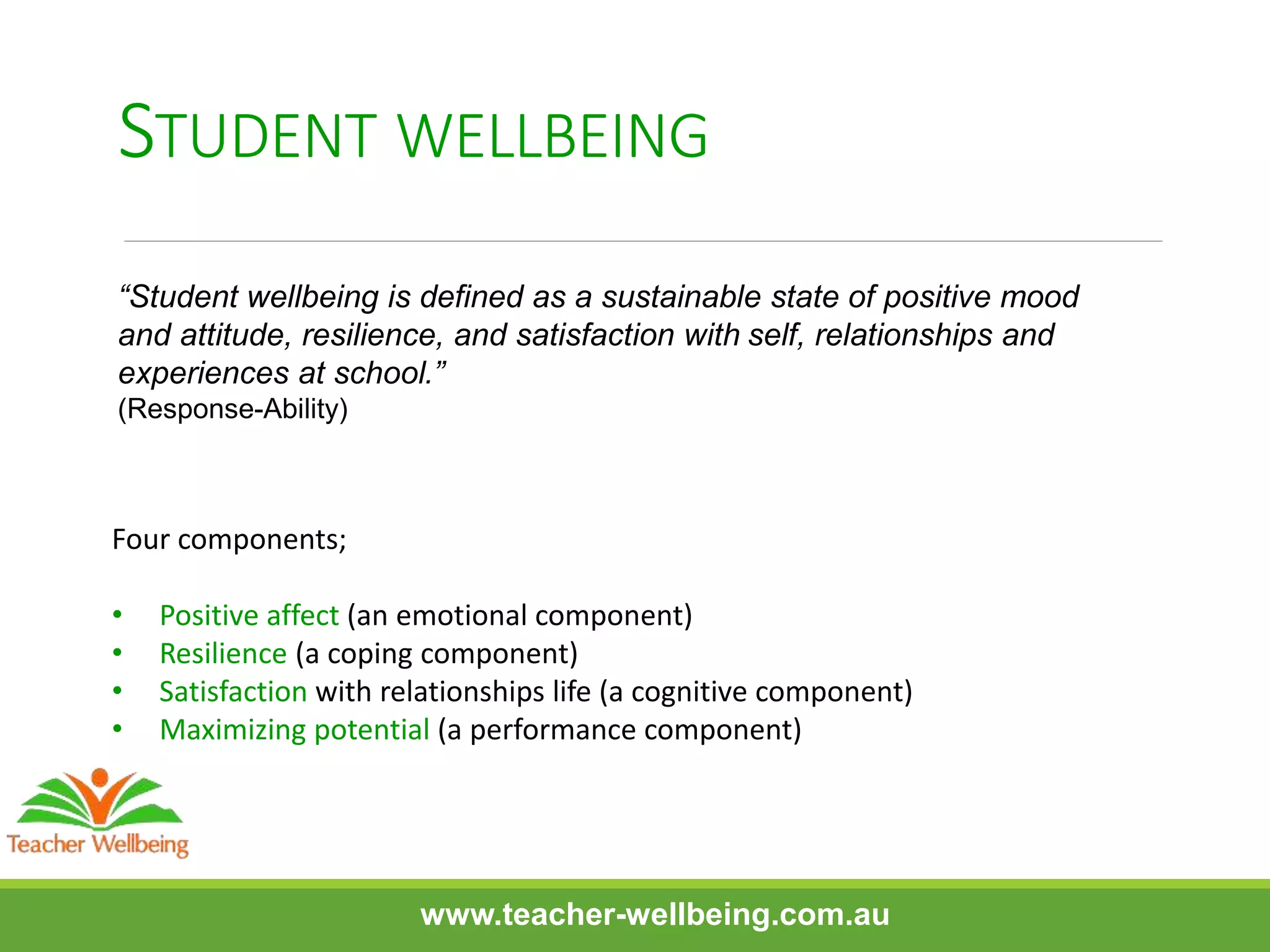 The wellbeing classroom | PPTX