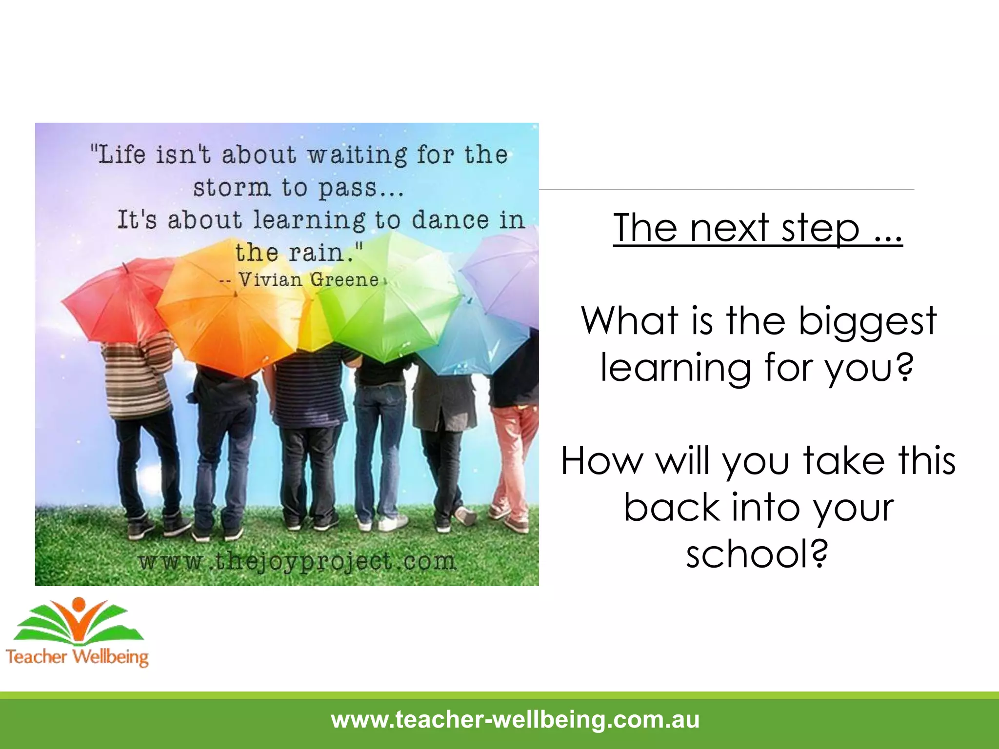 The wellbeing classroom | PPTX