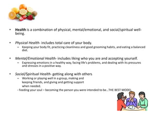 The Wellness Triangle | PPTX