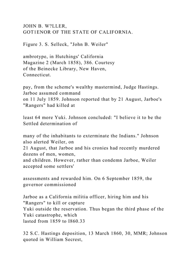 The Western History AssociationCalifornias Yuki Indians .docx