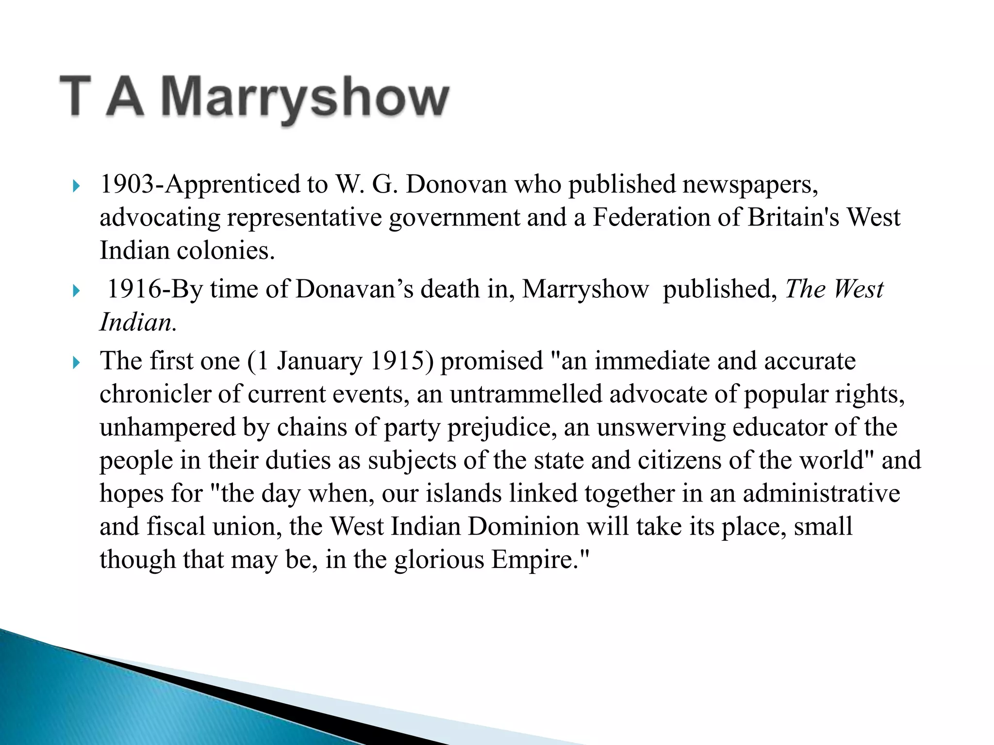 The West Indian Federation | PPTX