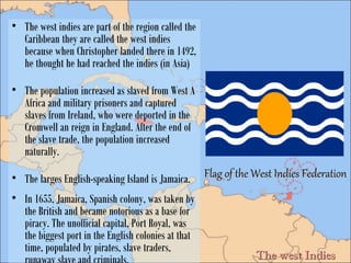 The west indies | PPT