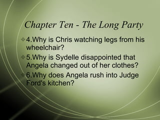 The Westing Game Chapter Questions | PPT