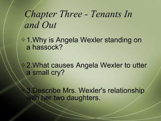 The Westing Game Chapter Questions | PPT