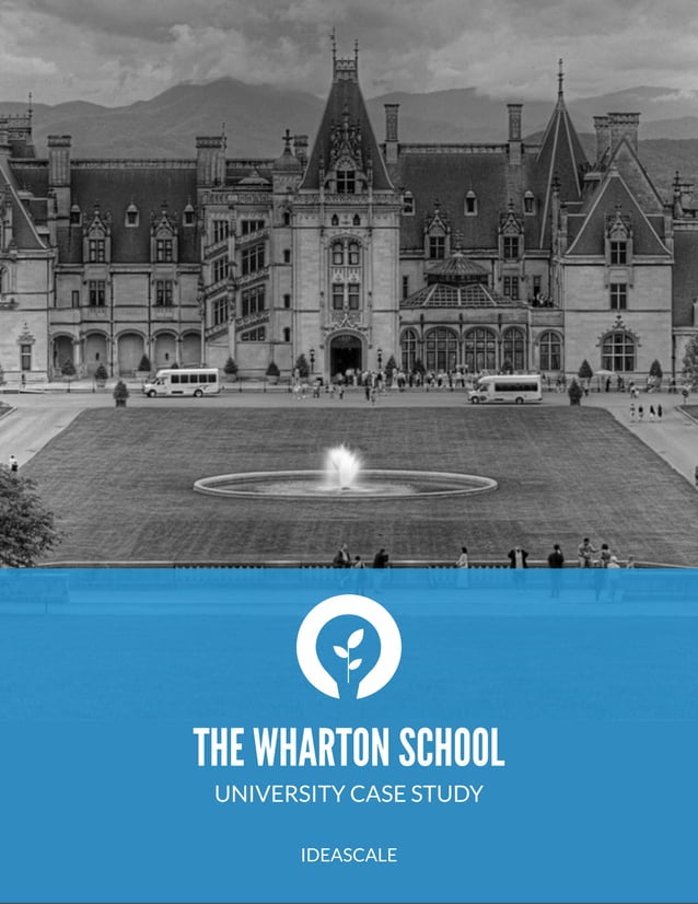 Case Study: The Wharton School | PDF